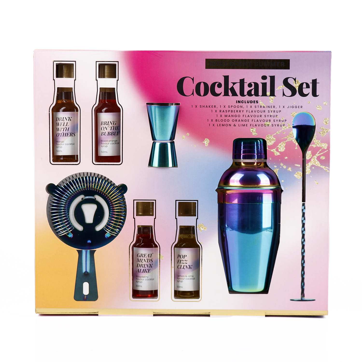 Qingdao Innopack Food Co., Ltd | IRIDESCENT SUMMER COCKTAIL SET