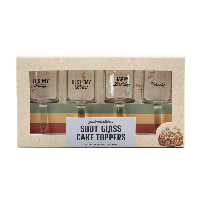 Qingdao Innopack Food Co., Ltd | SHOT GLASS CAKE TOPPERS