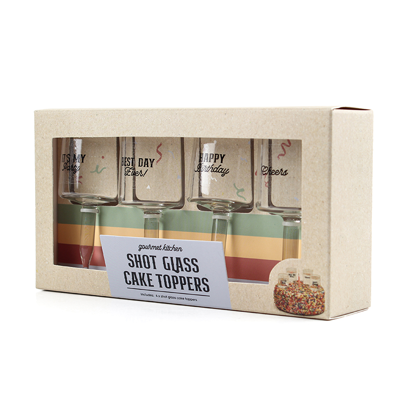 Qingdao Innopack Food Co., Ltd | SHOT GLASS CAKE TOPPERS