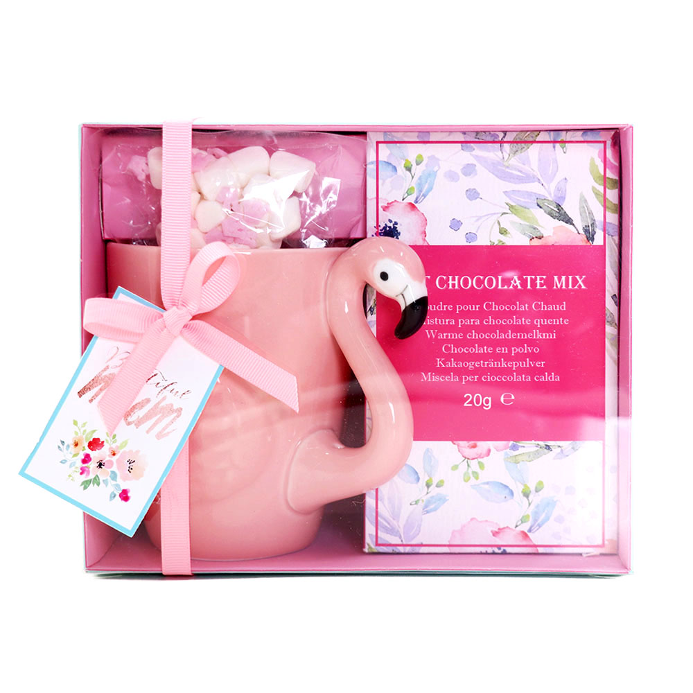 Qingdao Innopack Food Co., Ltd | Flamingo Mug With Hot Chocolate Set