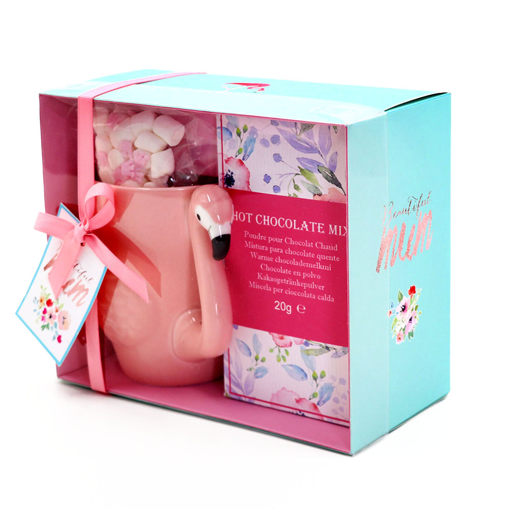 Qingdao Innopack Food Co., Ltd | Flamingo Mug With Hot Chocolate Set
